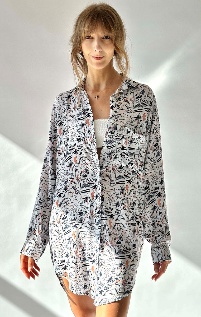 Luxe Slouchy Button Ups, Designed in NYC – Pattern Village